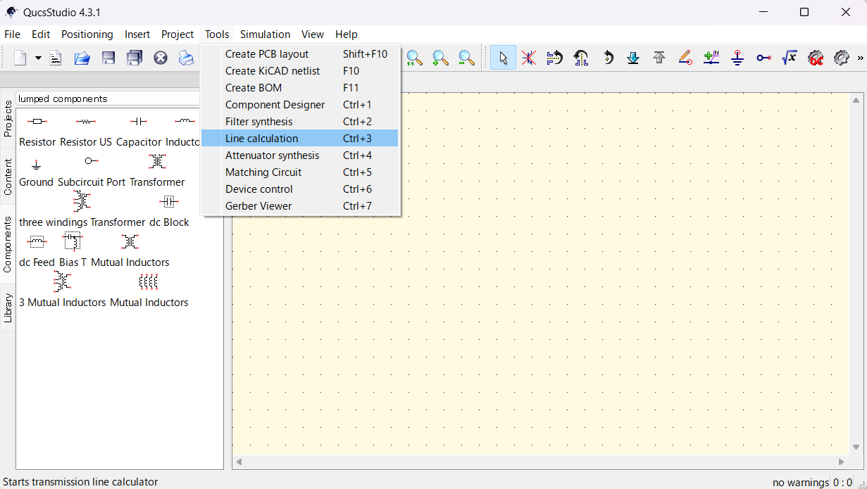 QucsStudio Transmission Line Calculatorの使い方ガイド – 特性インピーダンス計算の専門解説 ...