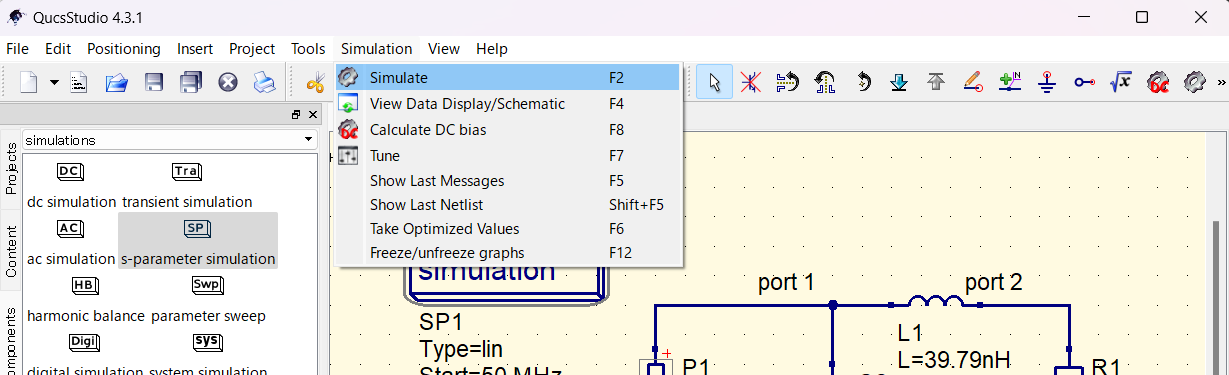 QucsStudioのCreate Matching Circuitの使い方 - QucsStudioマスターへの道: 初心者から上級者まで