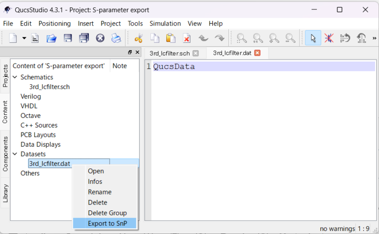 使用QucsStudio轻松导出S参数：分步指南 | QucsStudio 精通：从初学者到高级