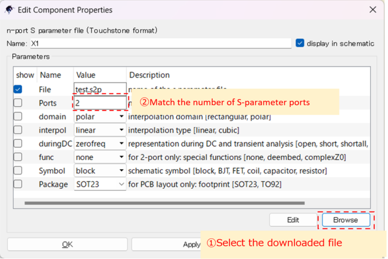 How to Import S-Parameter Files in QucsStudio - QucsStudioマスターへの道: 初心者から上級者まで