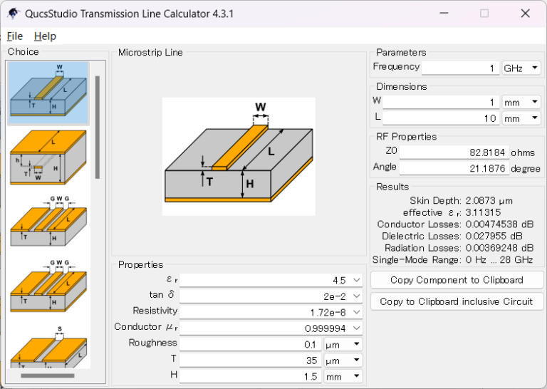 QucsStudioで学ぶ: PCB設計における特性インピーダンスの計算方法 | QucsStudioマスターへの道: 初心者から上級者まで
